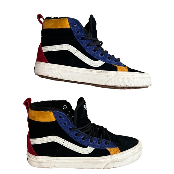 Vans | Shoes | Vans Multi Colored High Tops | Poshmark